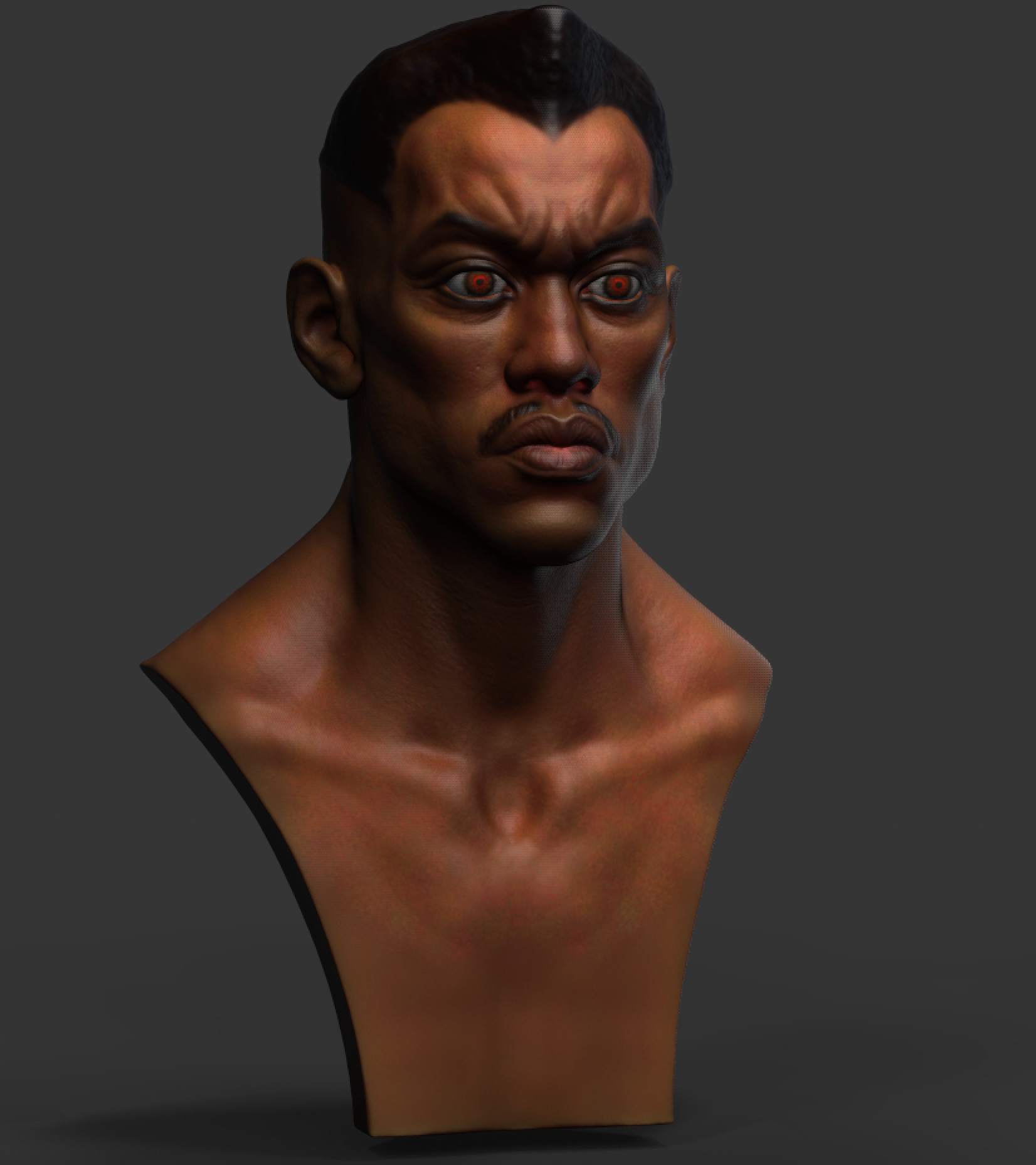 ArtStation - Blade Head Bust WIP