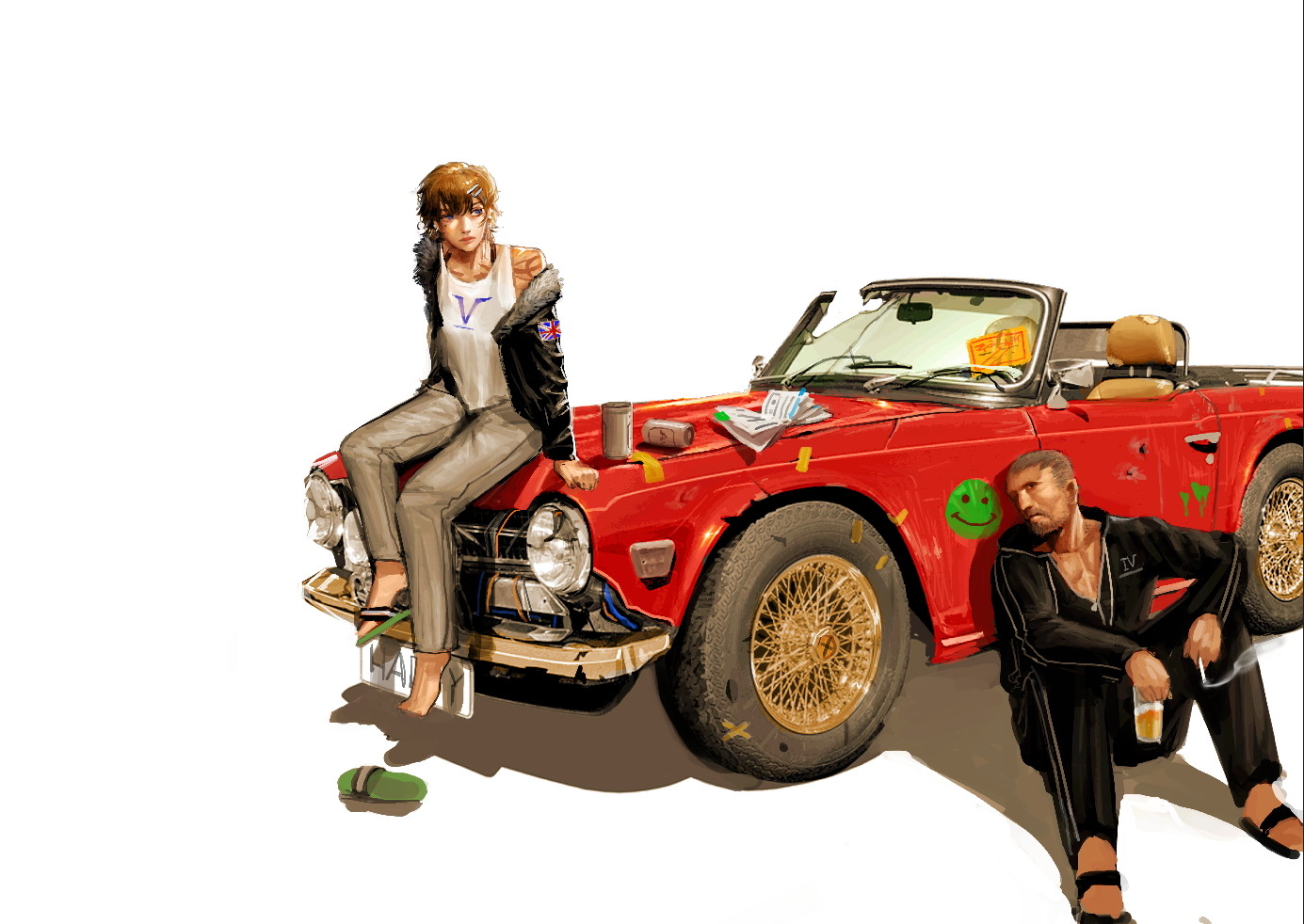 ArtStation - red car