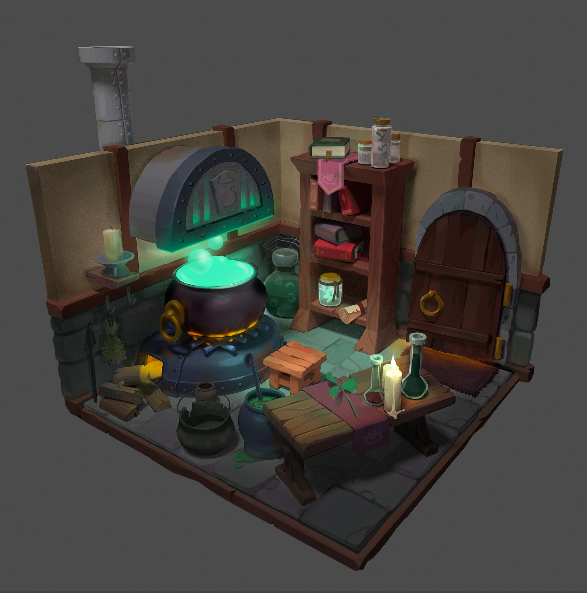 ArtStation - Witch's kitchen