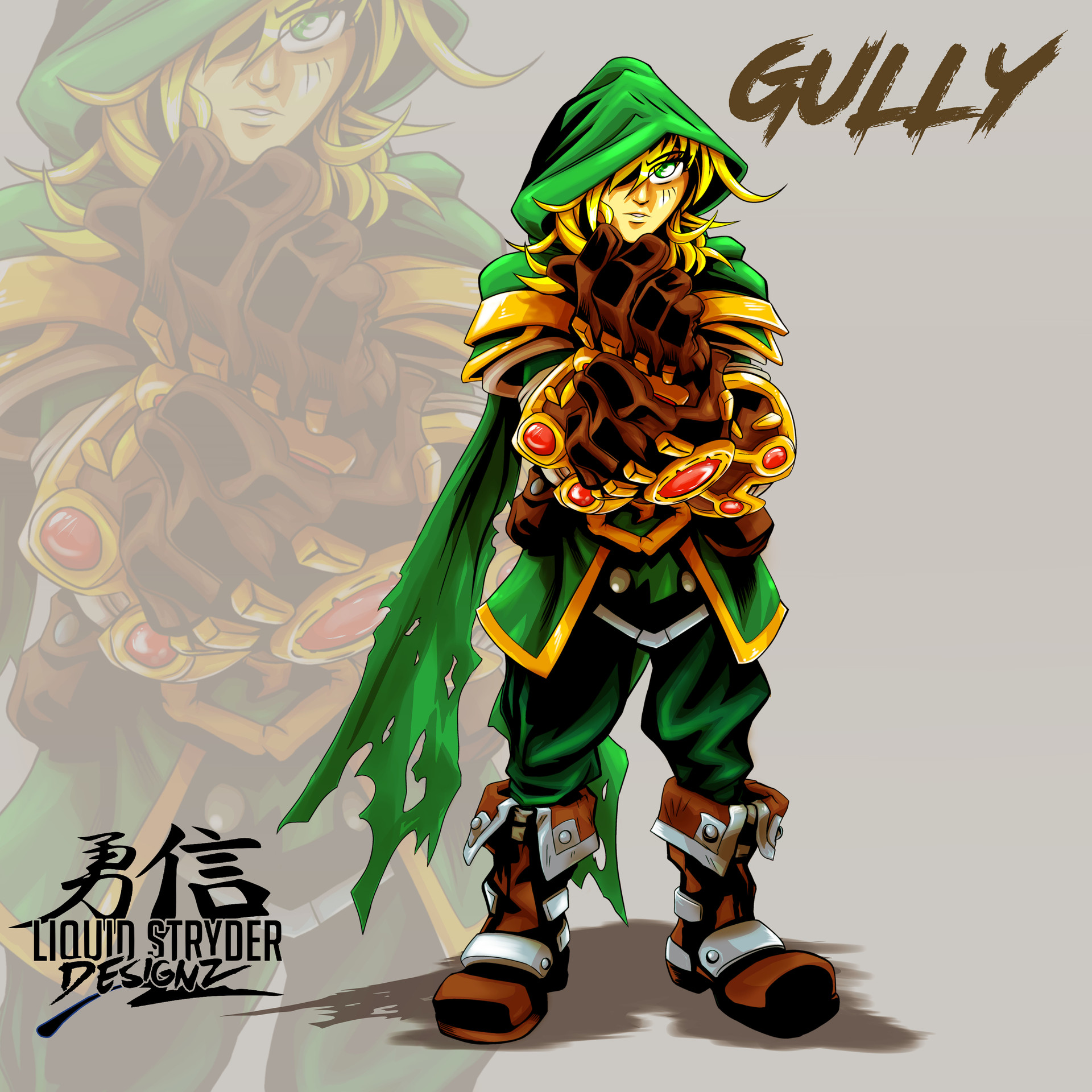 ArtStation - Gully from Battle Chasers Nightwar