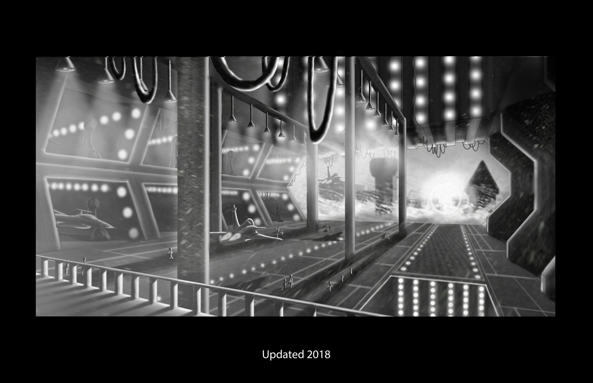 ArtStation - Sci-Fi Air Hanger