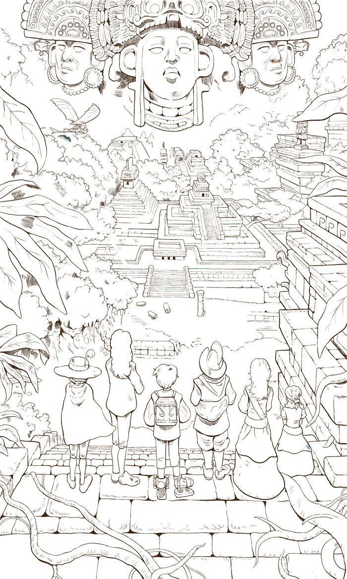 el dorado coloring pages