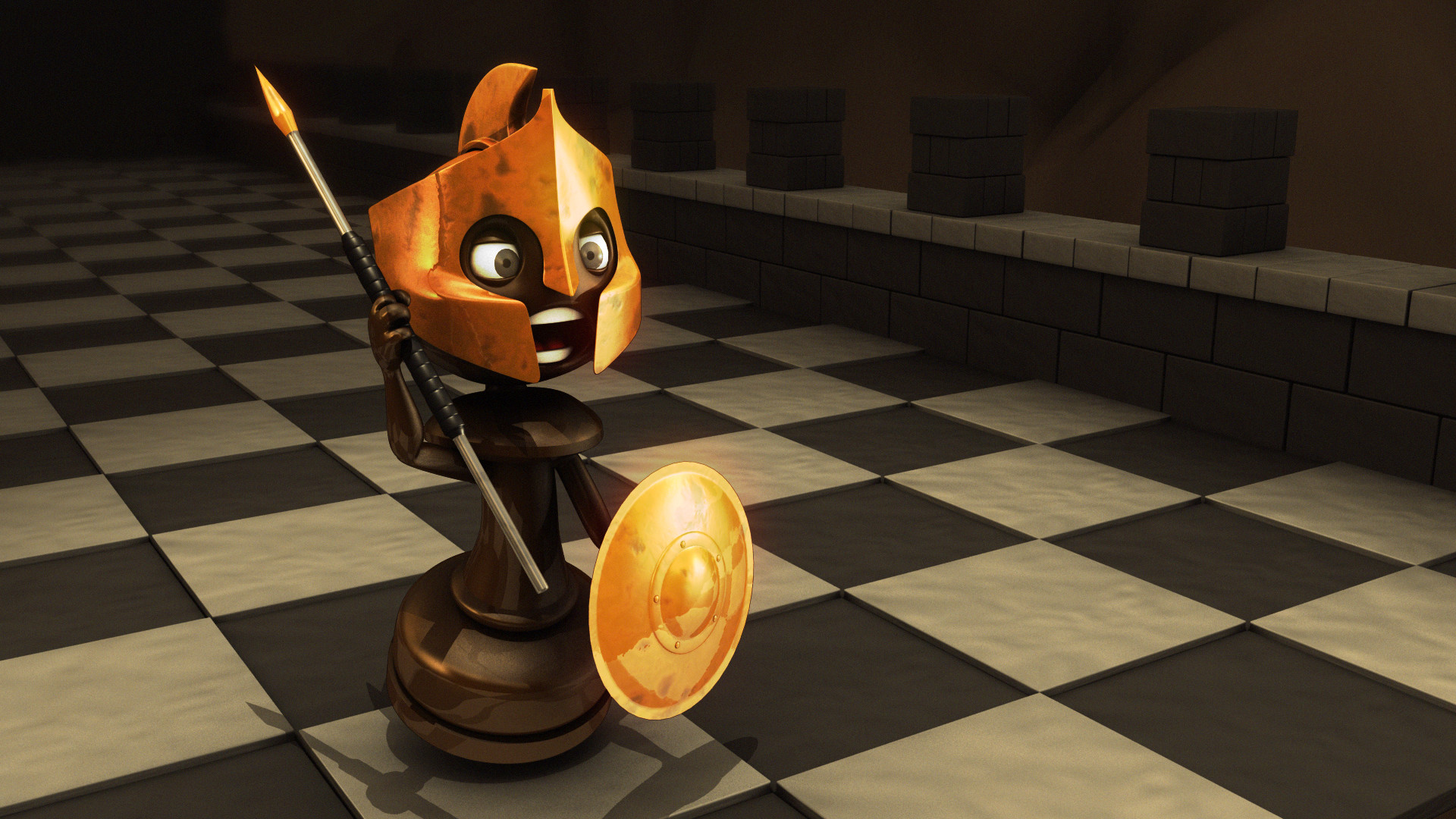 ArtStation - Chess pawn