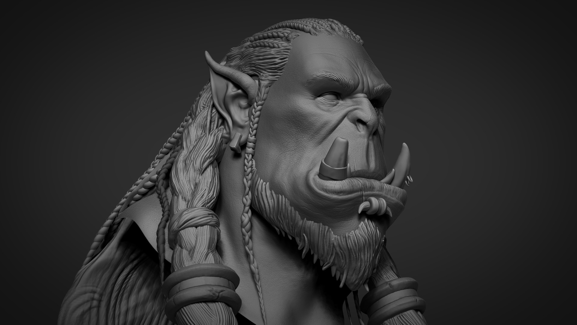 ArtStation - Durotan Bust
