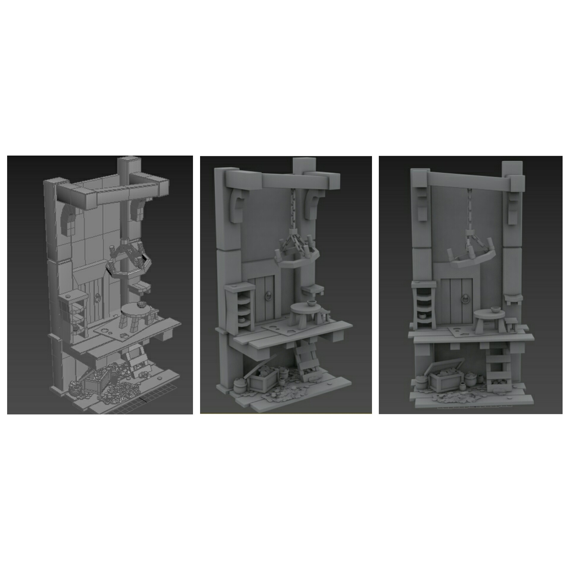 ArtStation - 3d environment scene asset