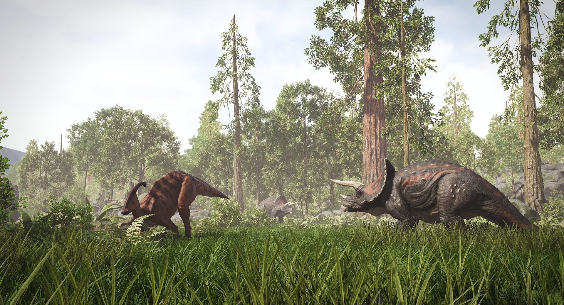 dinosaur environment drawing