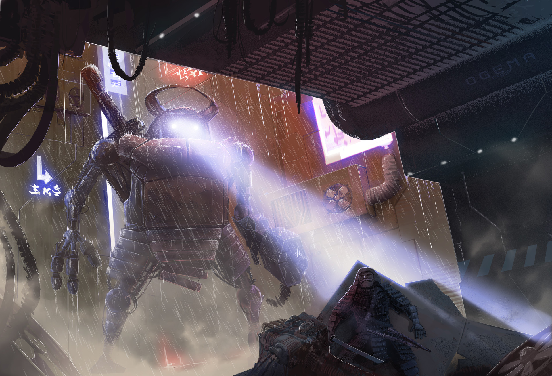 ArtStation - Samurai Mecha