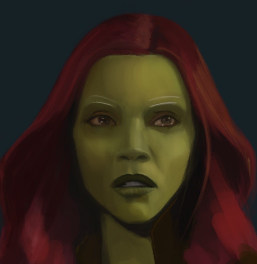 ArtStation - gamora quick fan art