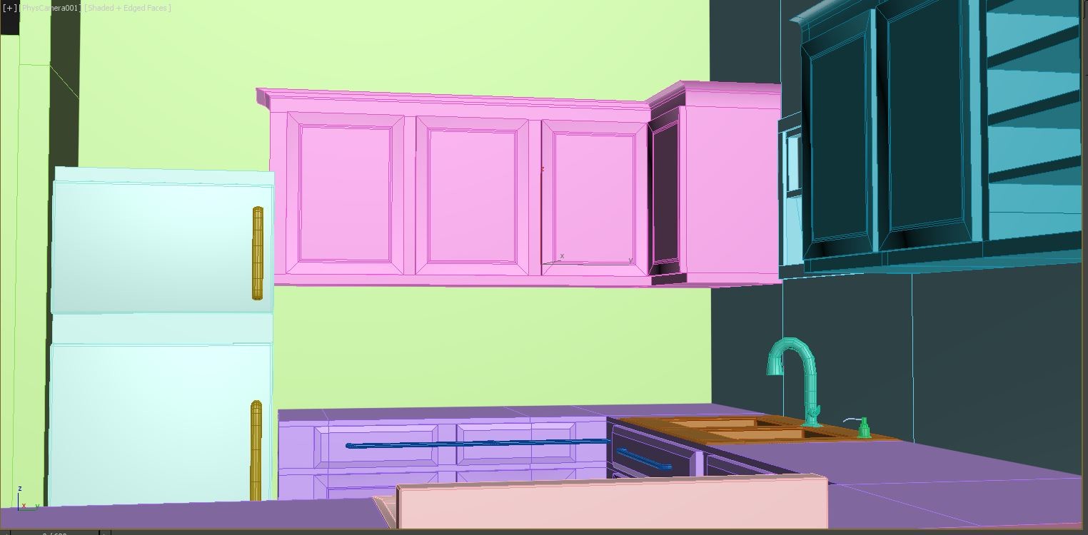 ArtStation - Basic Floorplan - Kitchen Two