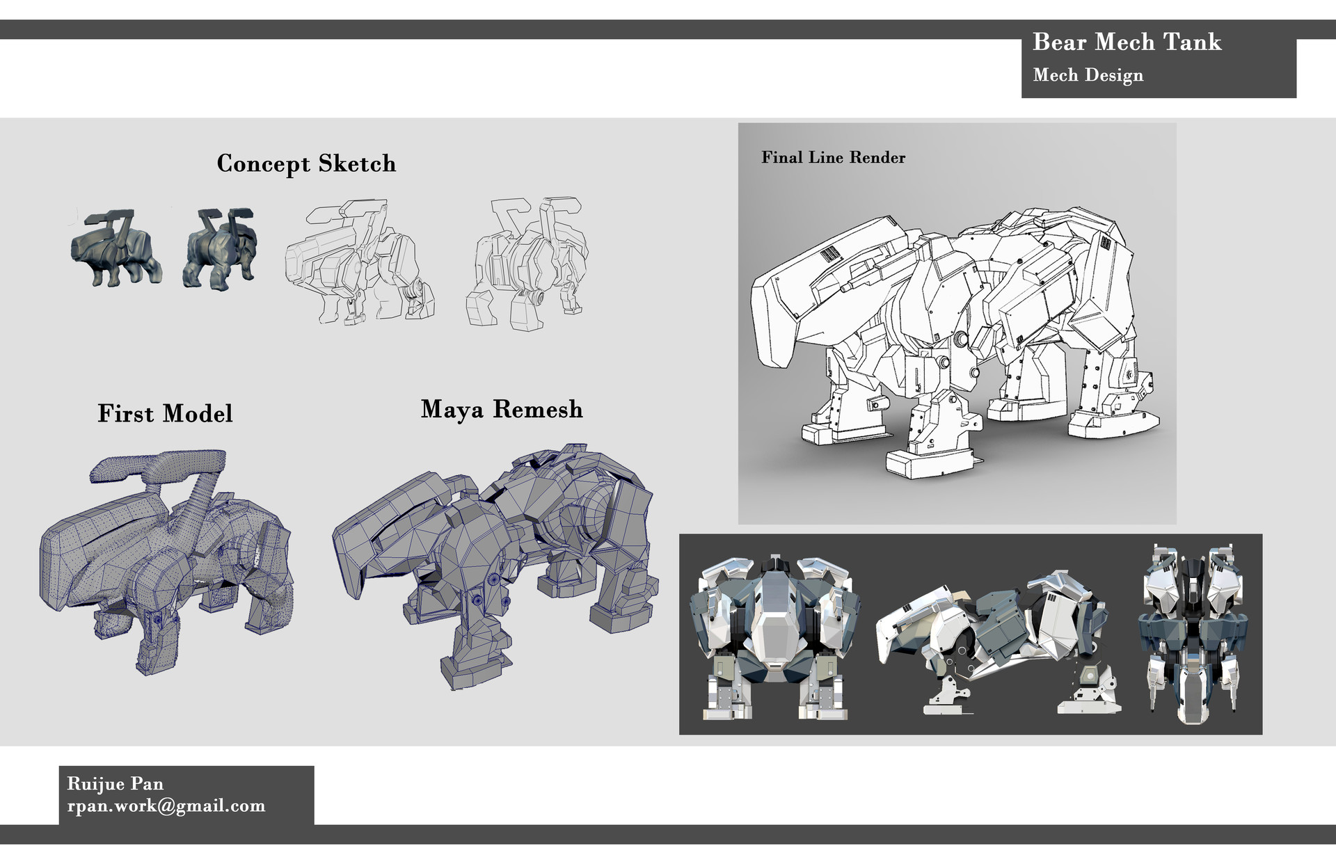 Ruijue "R.Pan" Pan - Mech Design Class Finals Portfolio