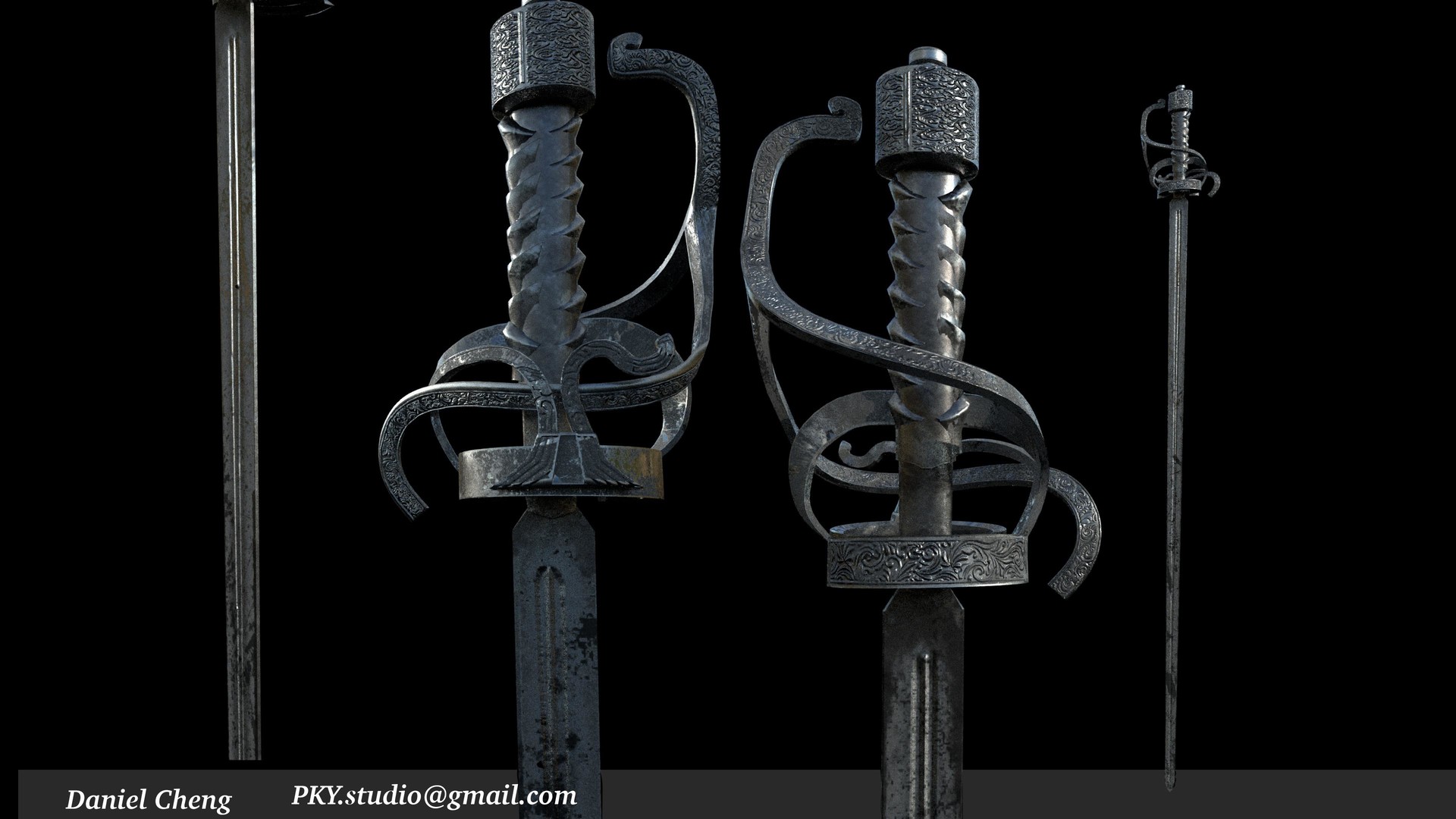 ArtStation - German Rapier 1600-1630