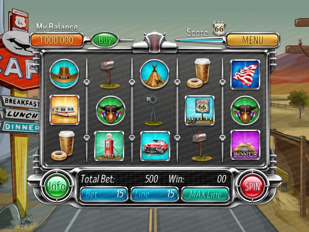 ArtStation - Online Slot machine for purchase – “Route 66”