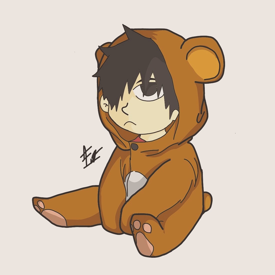chibi bear suit