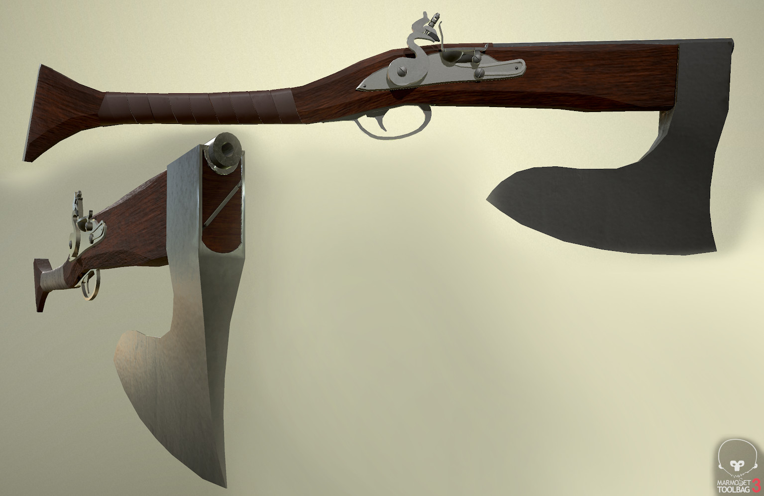 ArtStation - Axe Musket