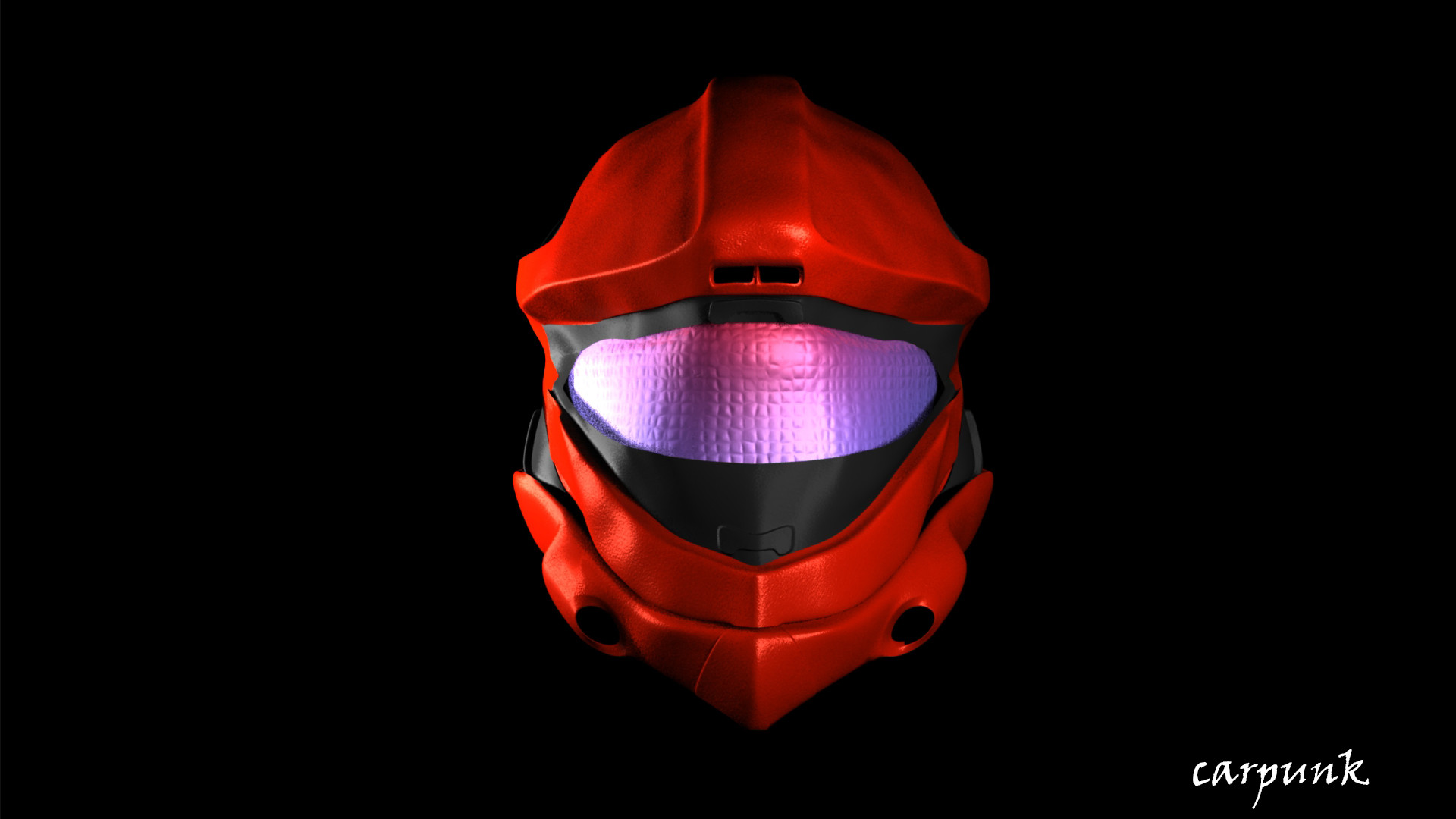 Red Spartan Helmet Logo Halo