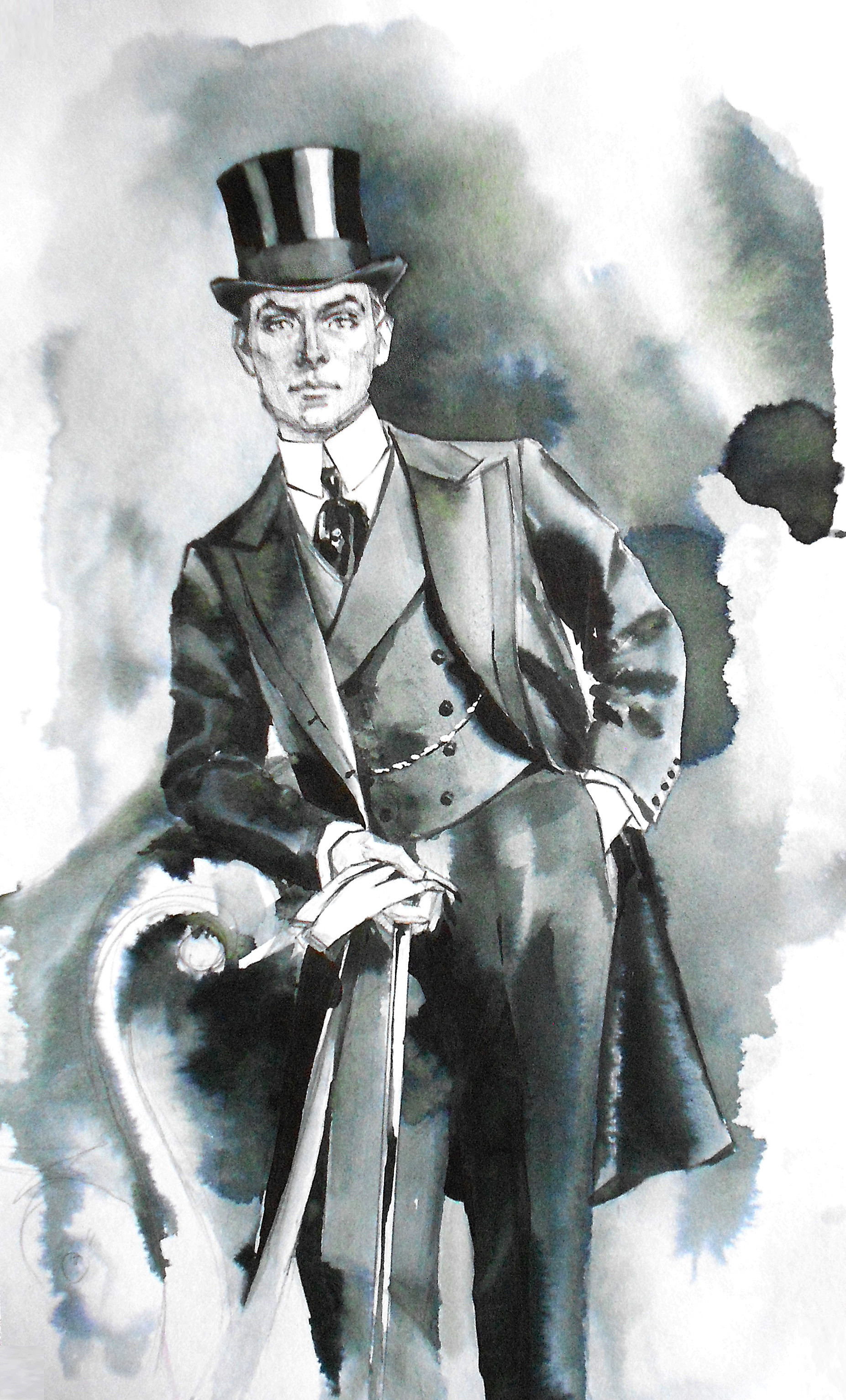 ArtStation - Men's suit of the early XXth