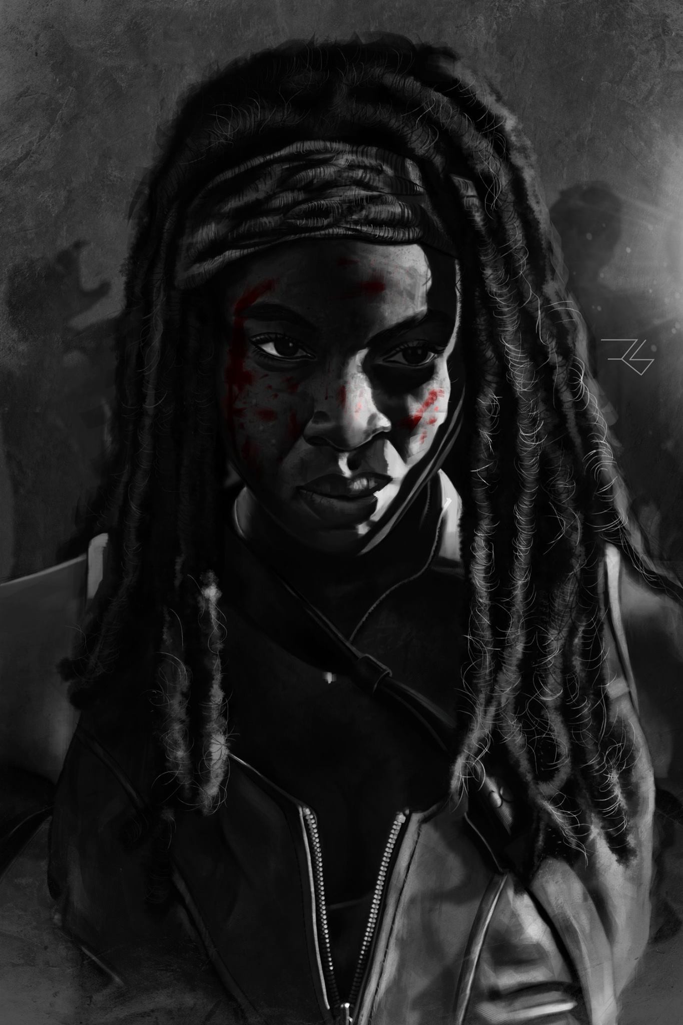 ArtStation - Michonne in The Walking Dead