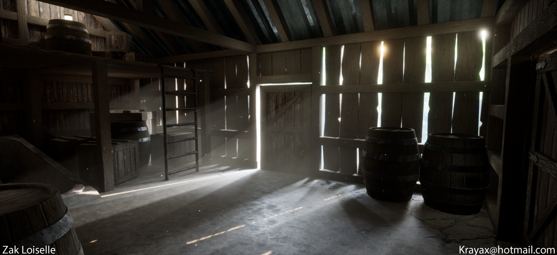 ArtStation - Apocalypse Prep Shack w/ Underground Shelter