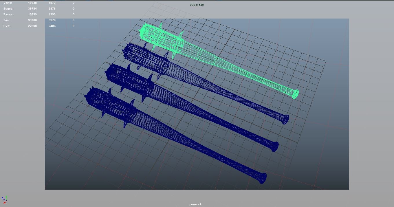 Infinity Models - Spiked Baseball Bat