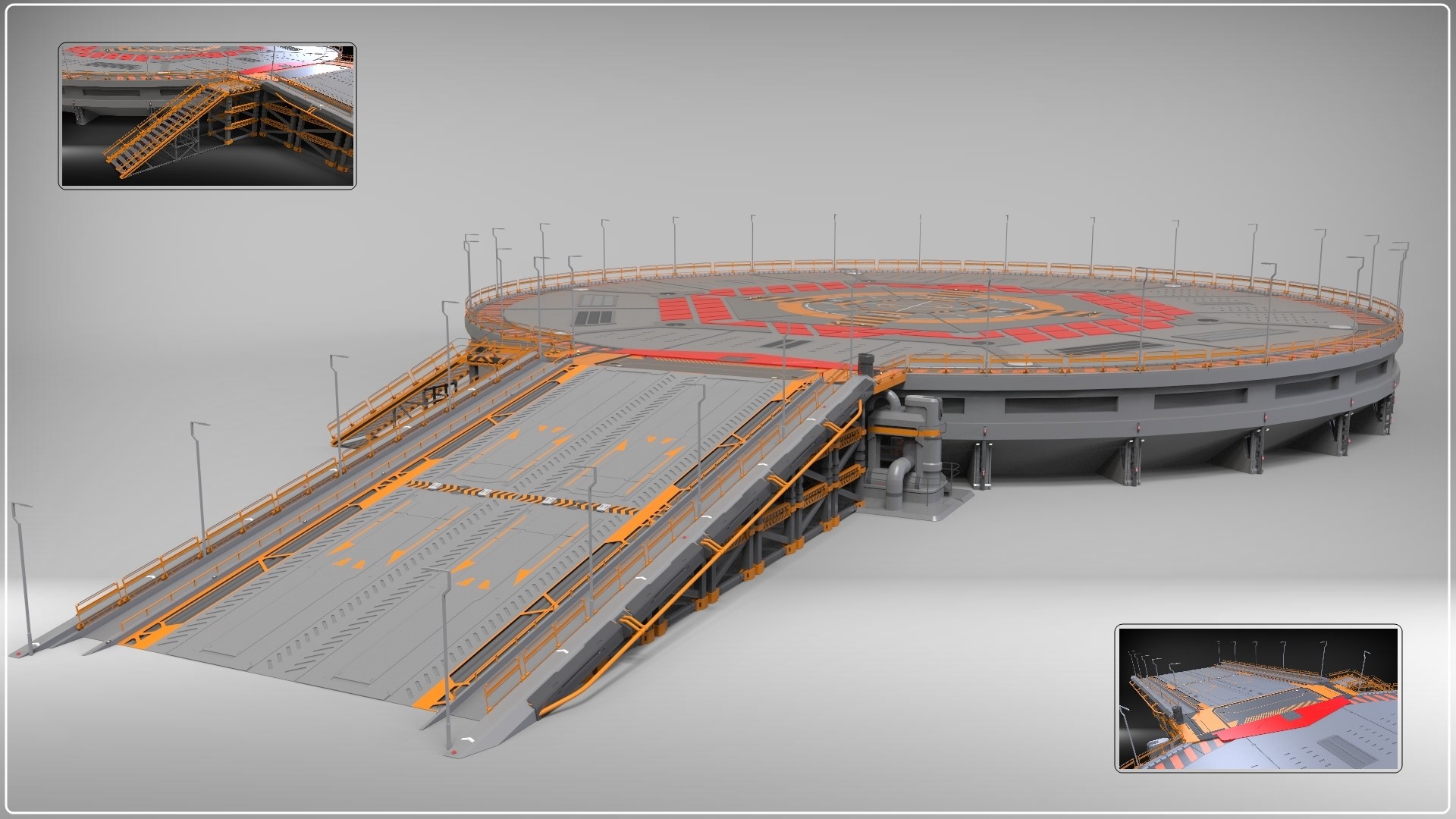 ArtStation - landing platform