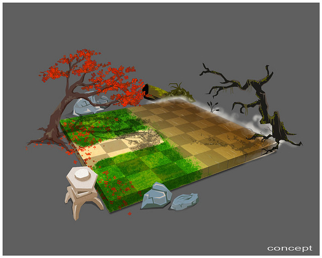 ArtStation - Chess board