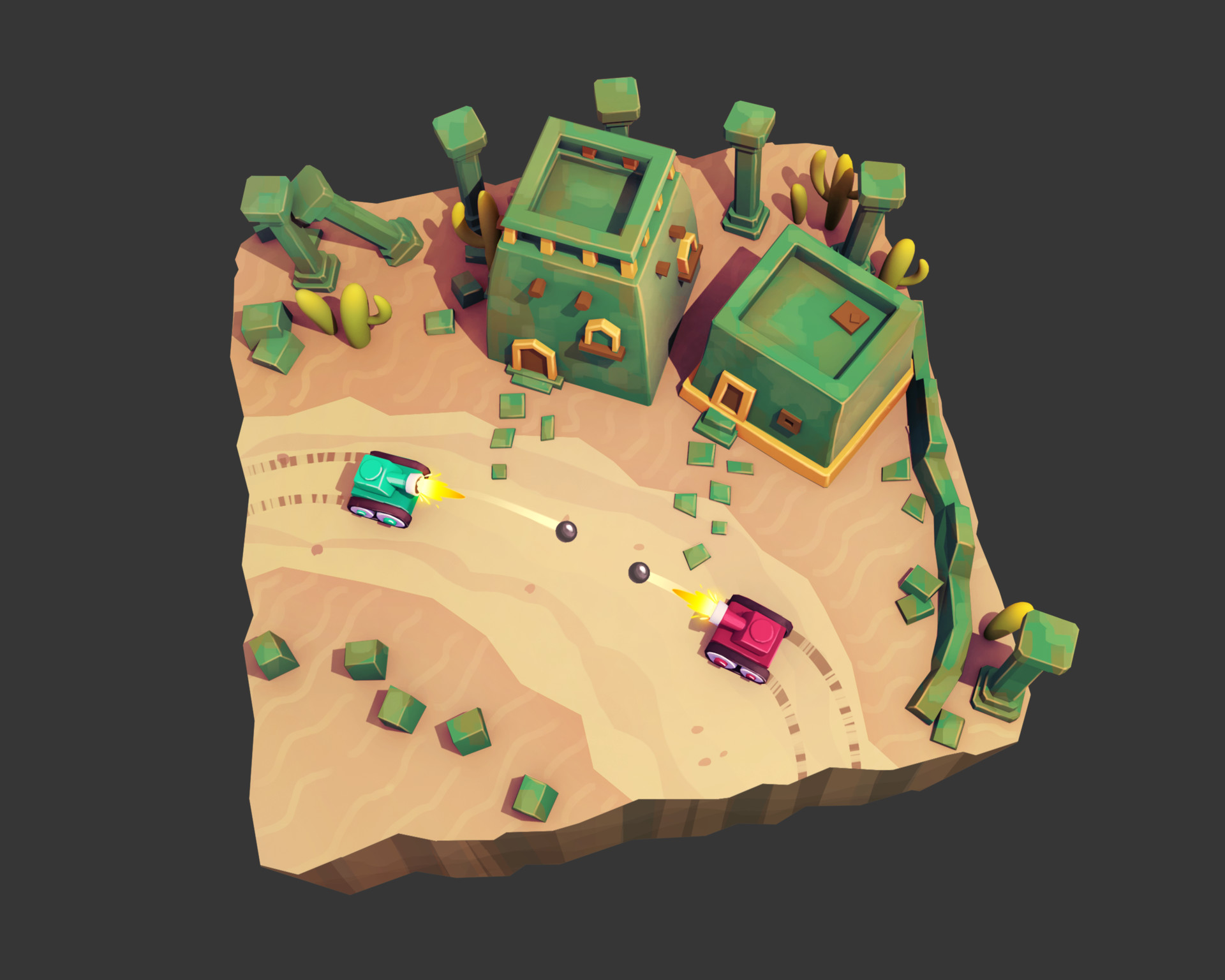 ArtStation - Dualstick Tank Game