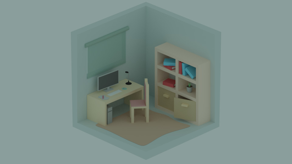 ArtStation - Isometric rooms