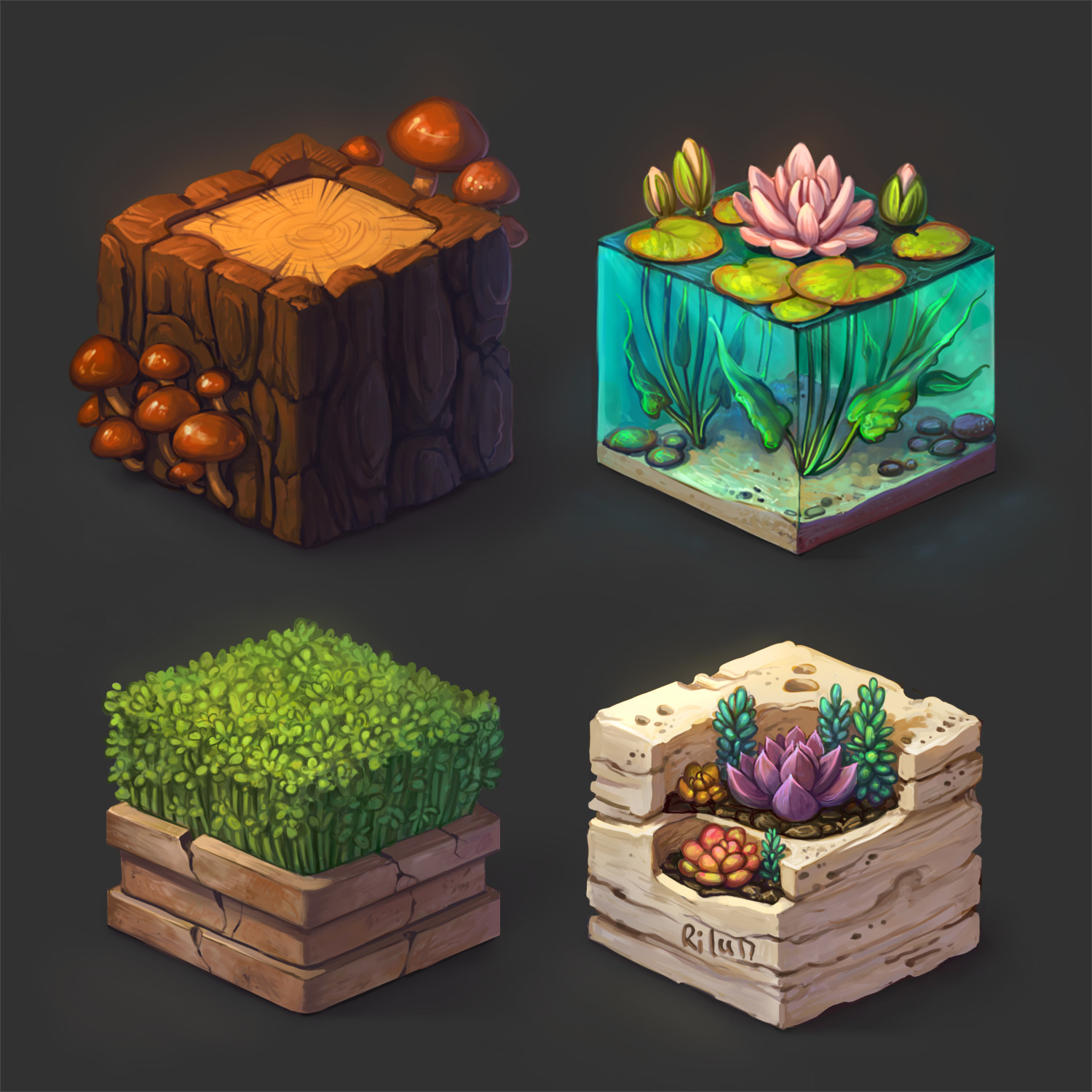 ArtStation - 16 materials