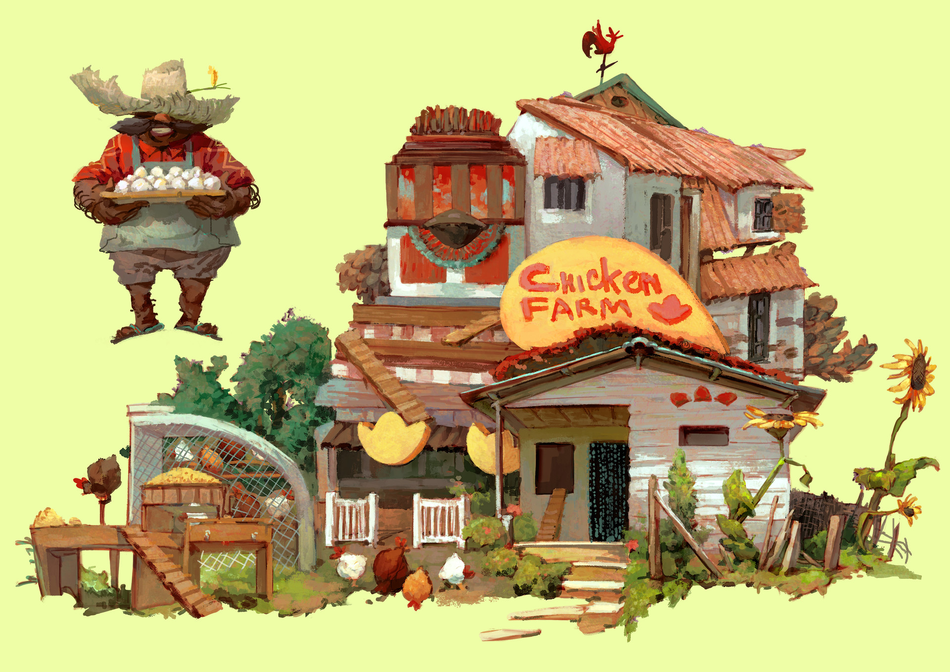 ArtStation - Chicken farm