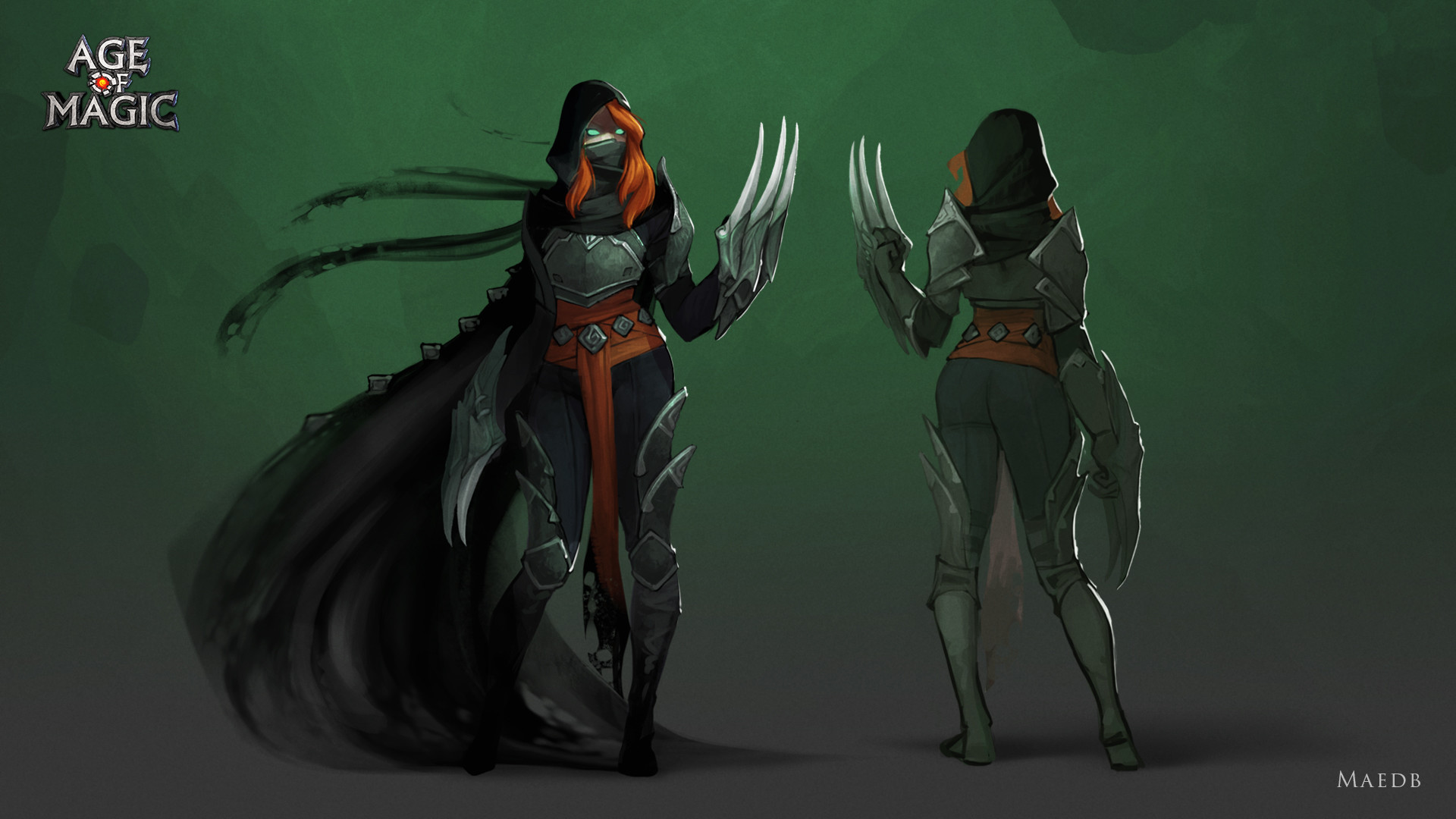 Victoria Sokolova - Character concept art for Age Of Magic