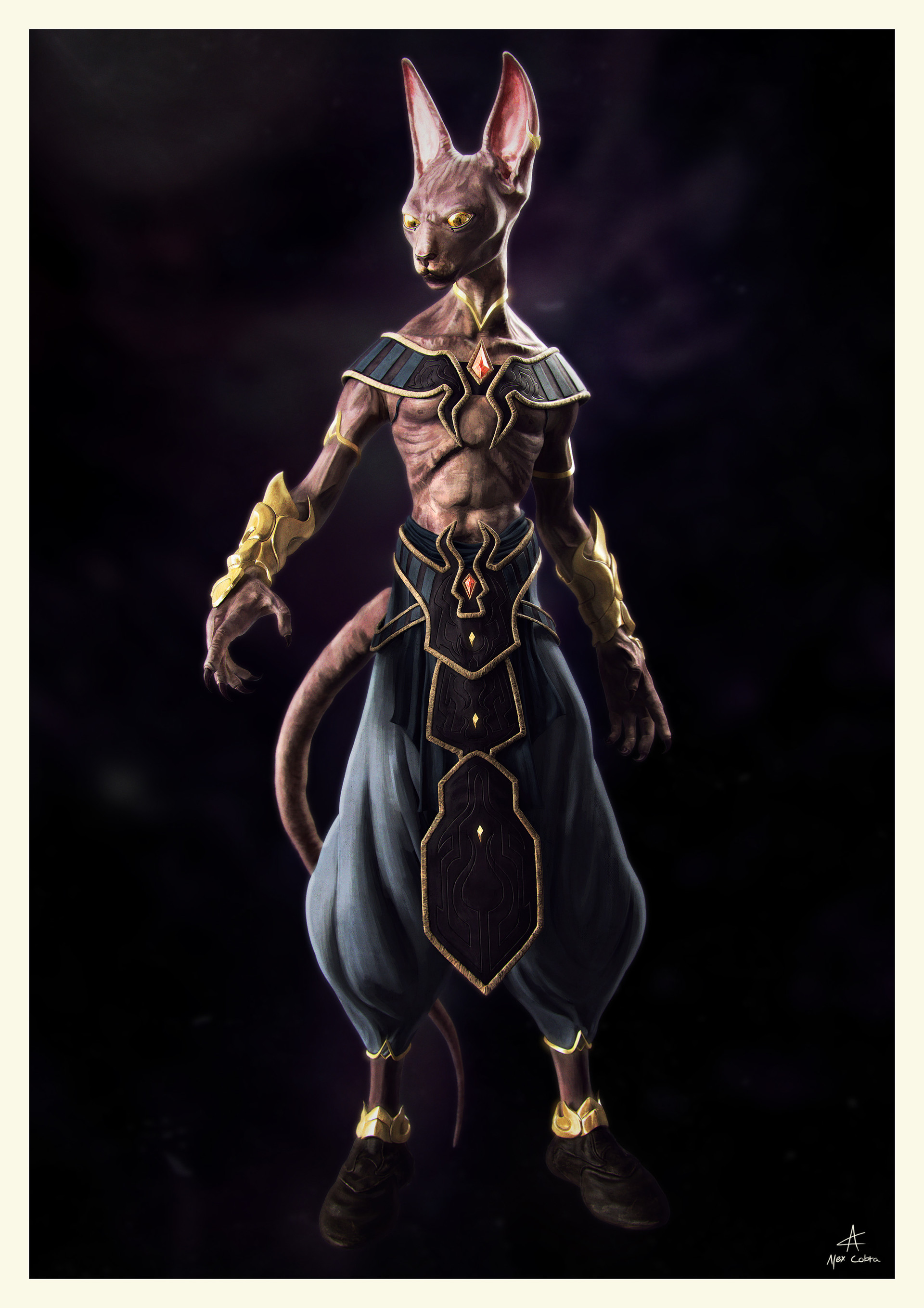 ArtStation - Beerus reimagined