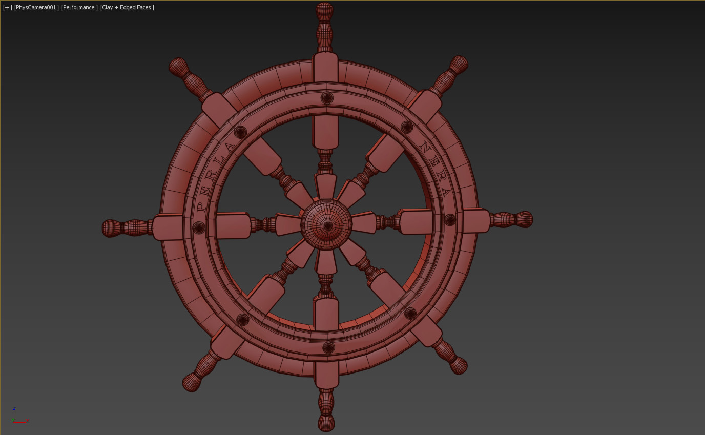 ArtStation - Boat Wheel