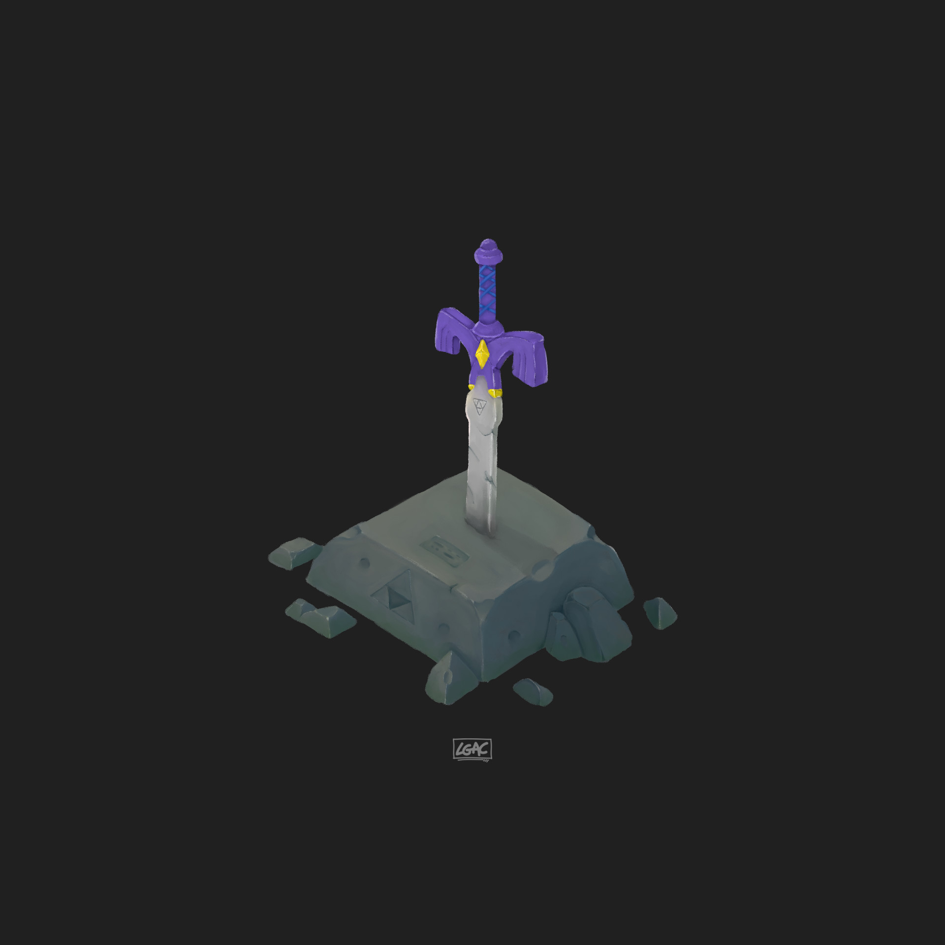 ArtStation - master sword