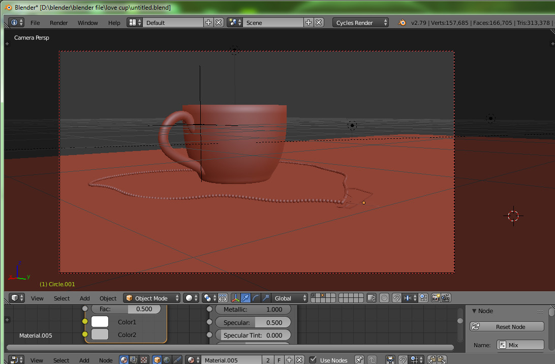 Chan Krishna - tea cup made in blender