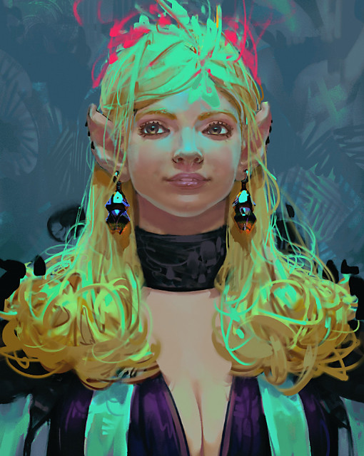 ArtStation - Spaghetti hair