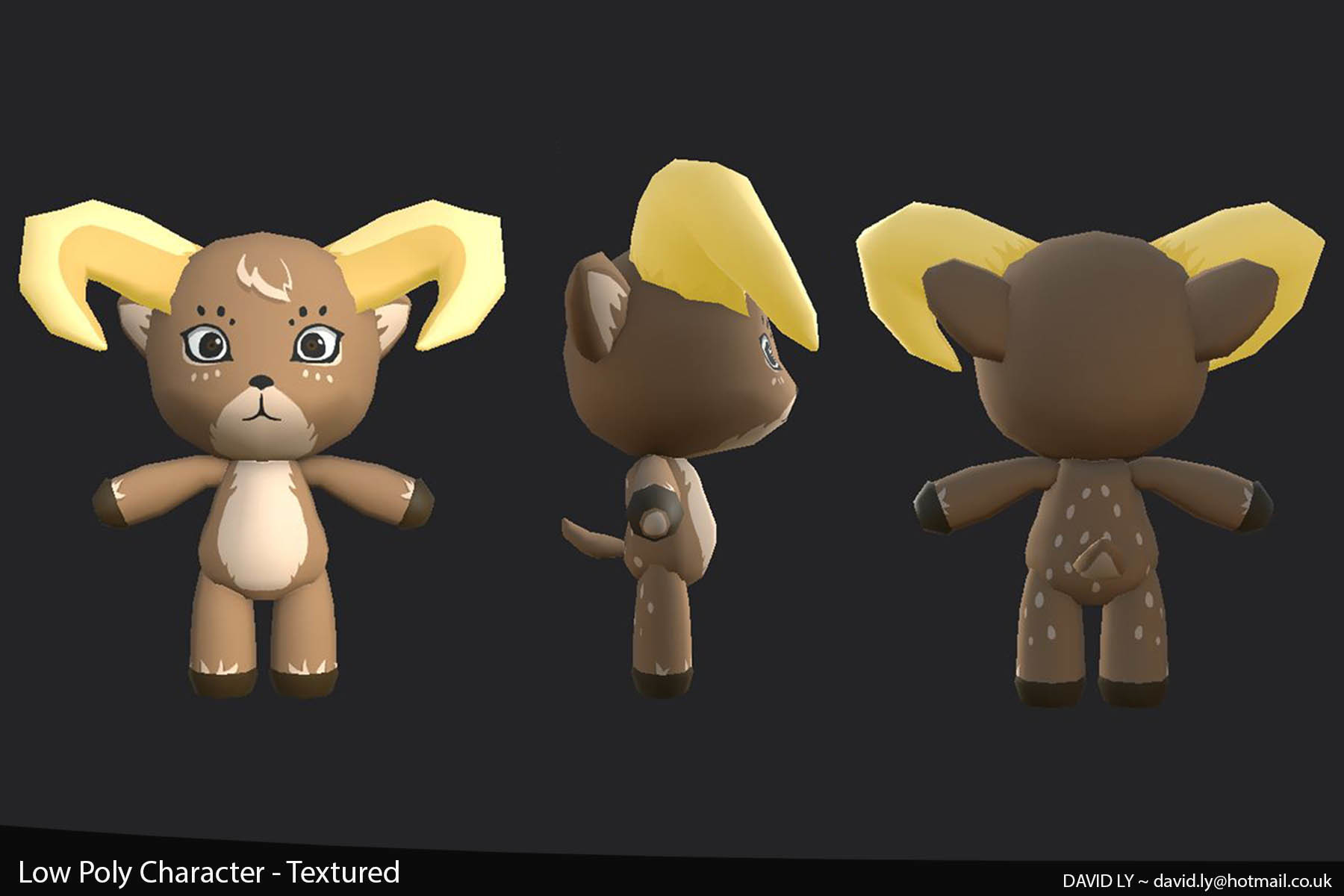 ArtStation - Low Poly Character for UE4 Jam