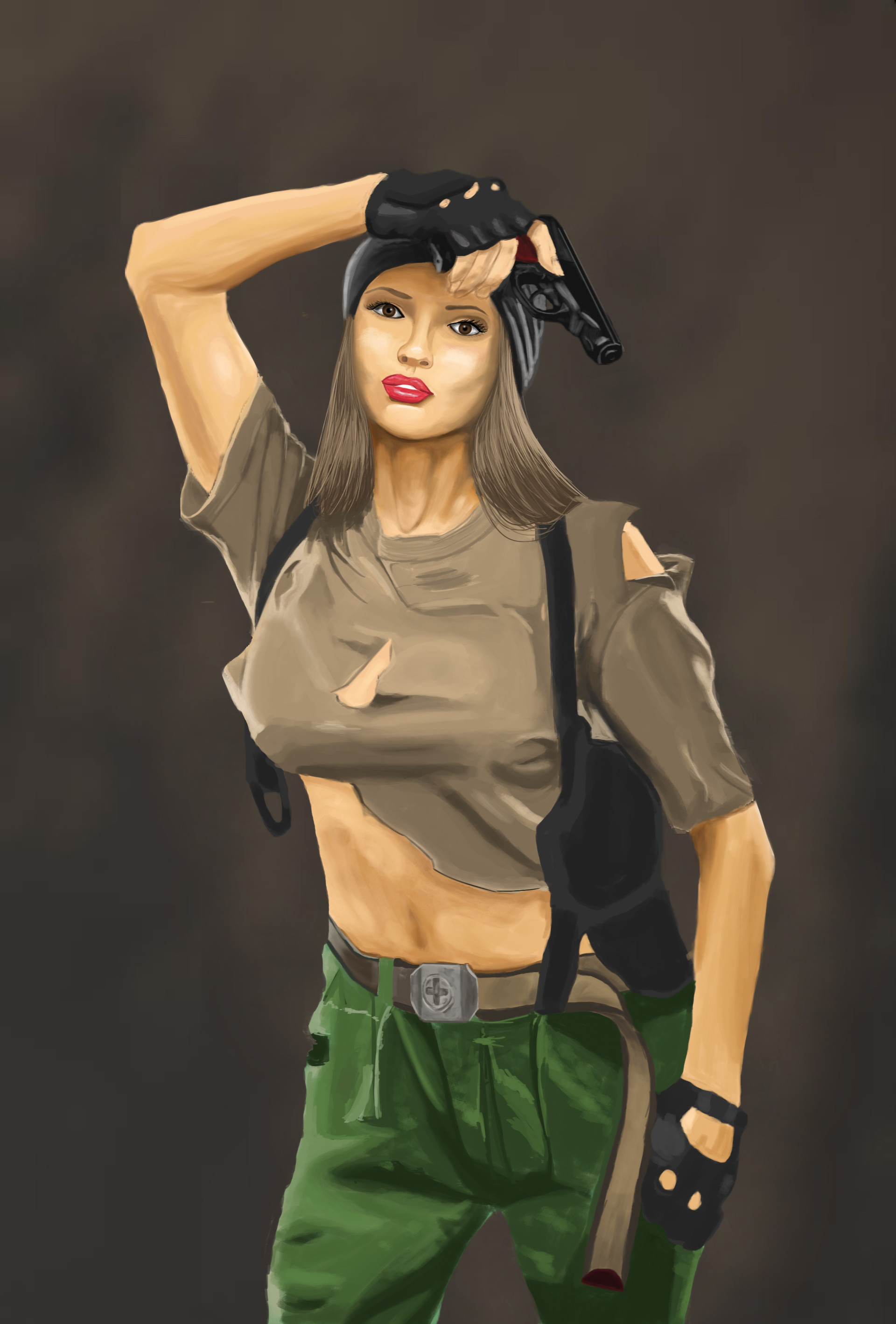 ArtStation - Military Girl