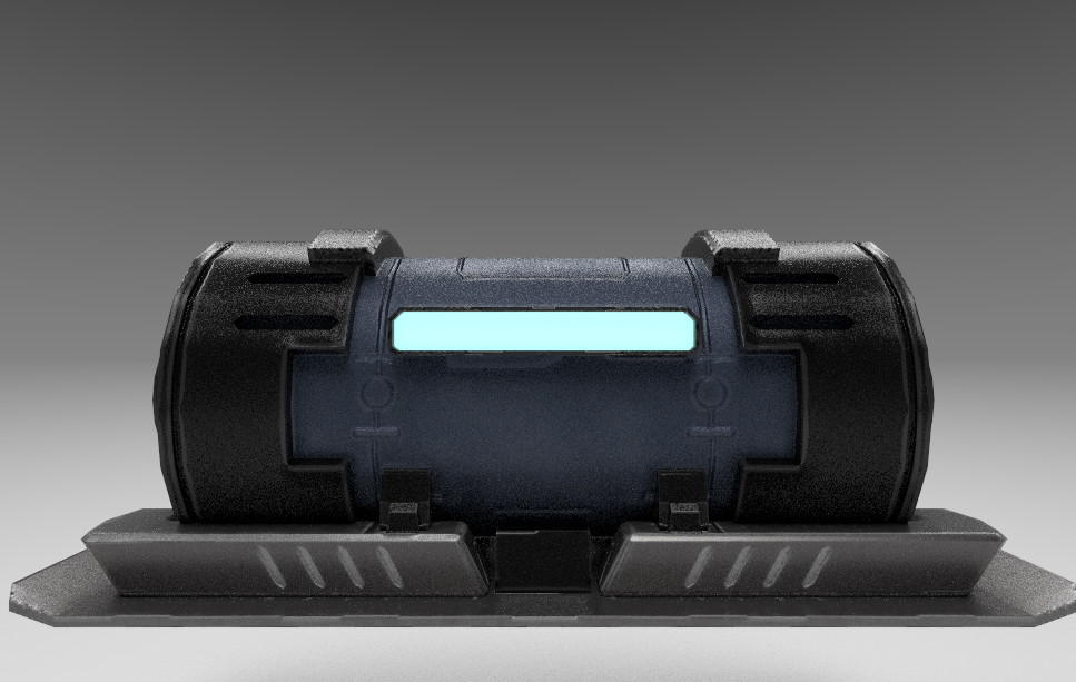 Mohit Meena - Sci-fi Cylinder Chamber