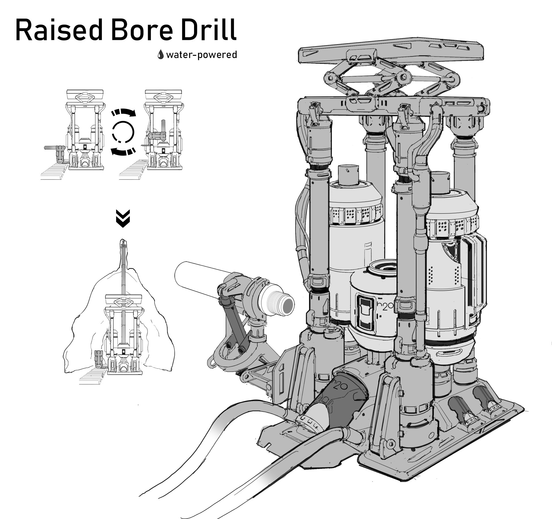 ArtStation - Raised Bore Drill