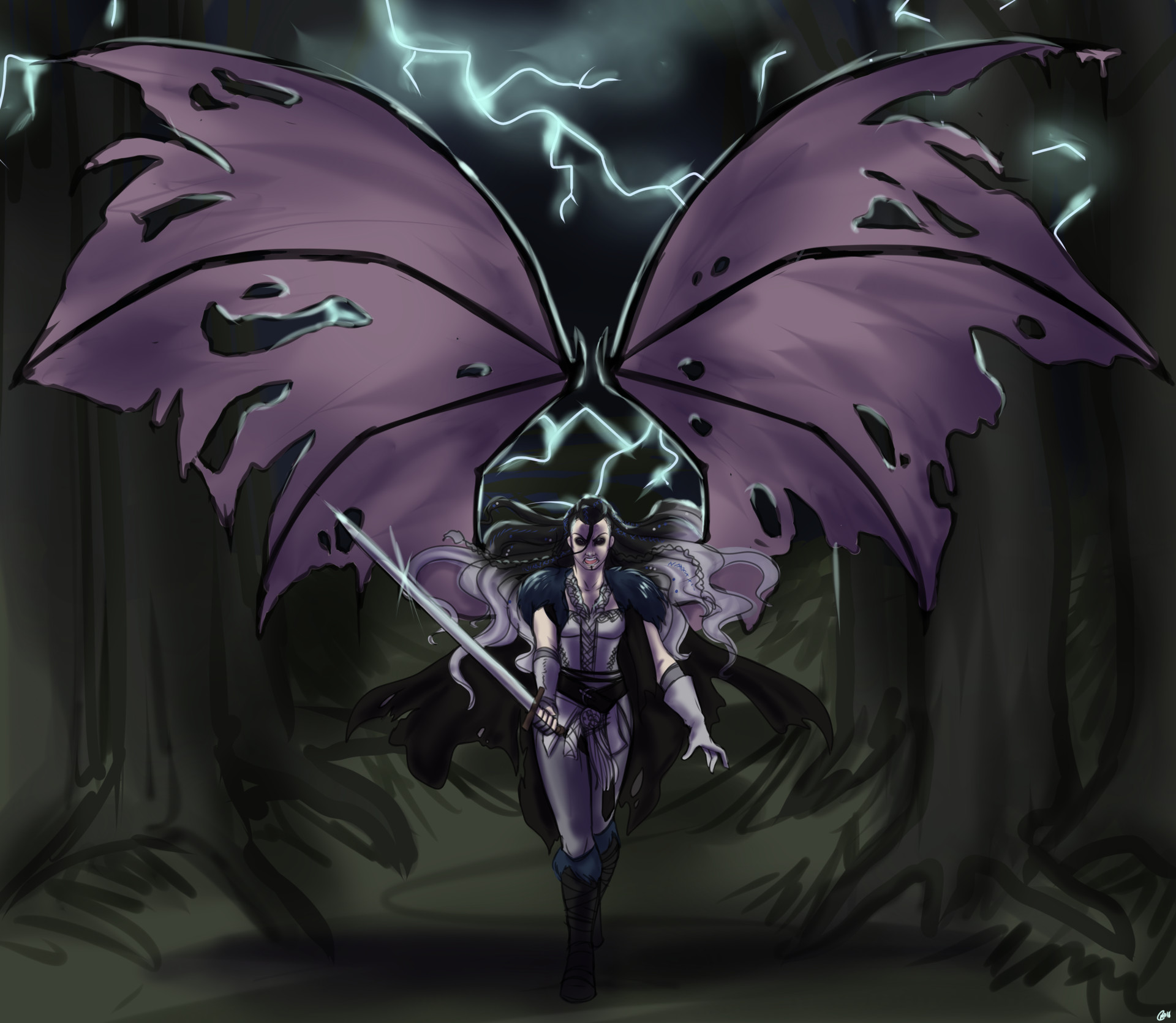 ArtStation - Fallen Aasimar