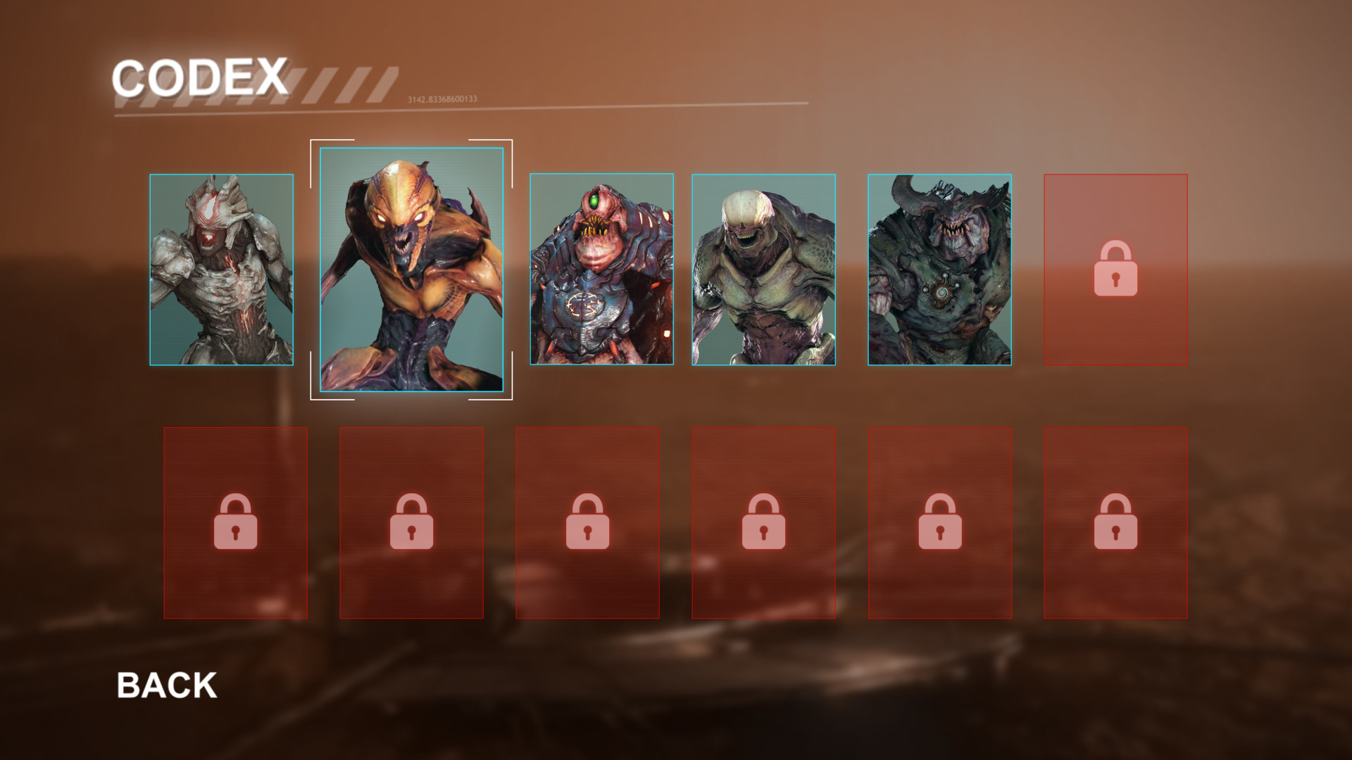 ishun lo - Doom 3 Menu UI Concept