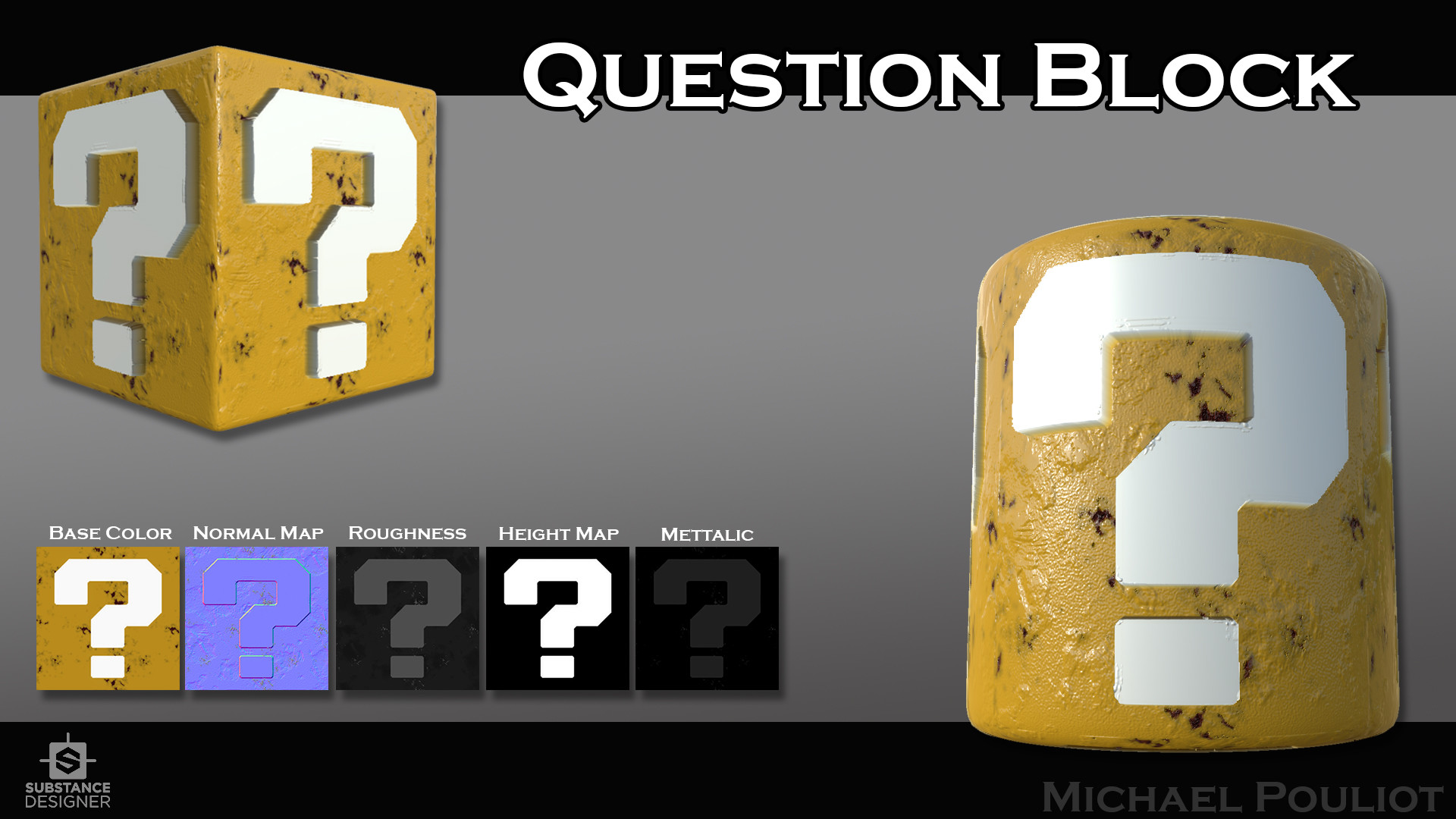 ArtStation - Question Block Texture