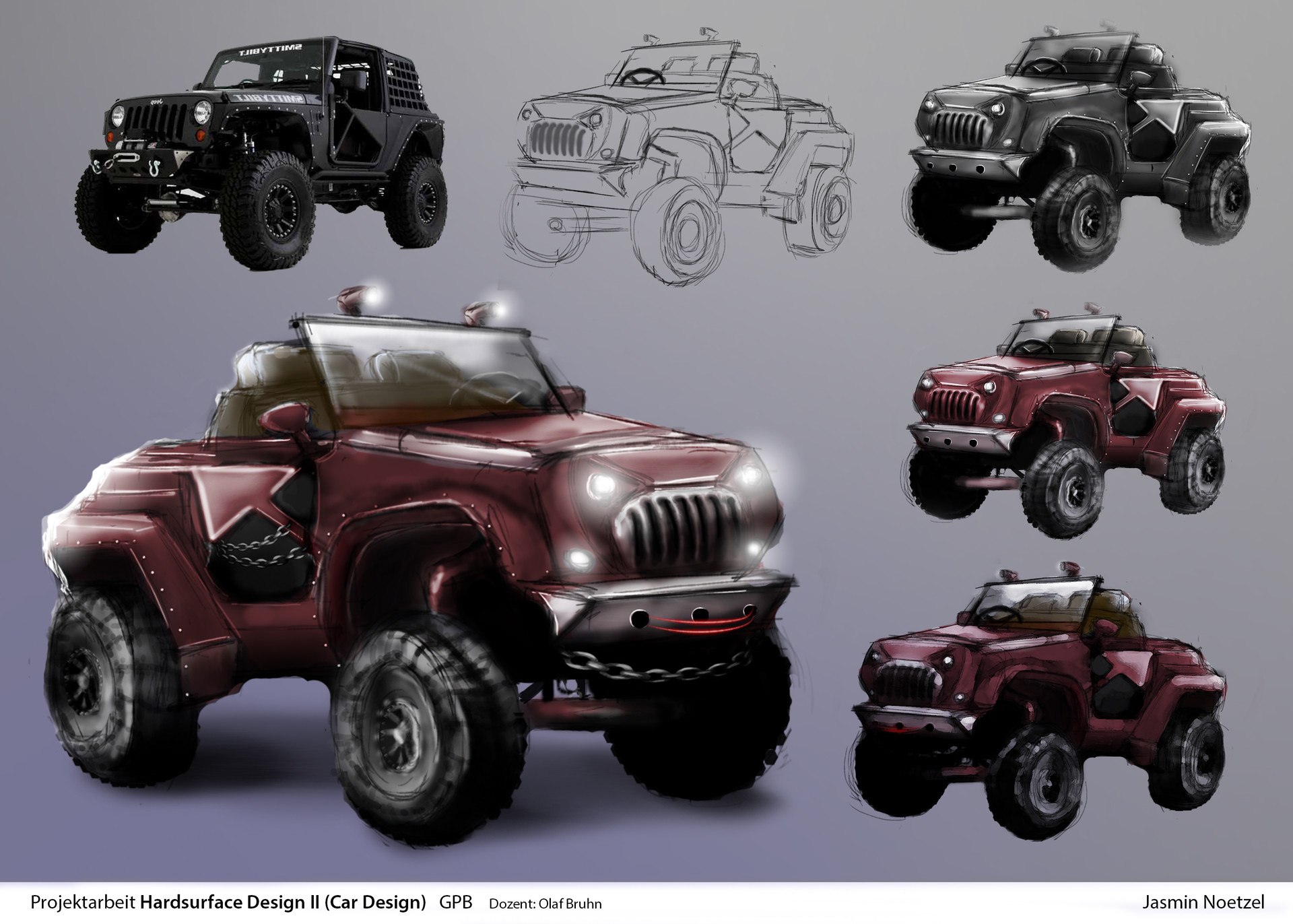 ArtStation - Jeep creation