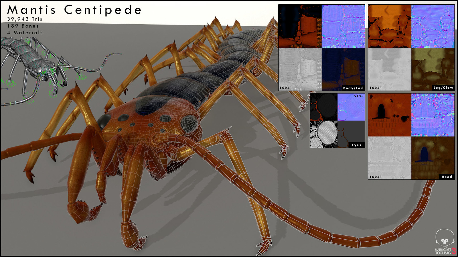 Simon Keane - Mantis Centipede