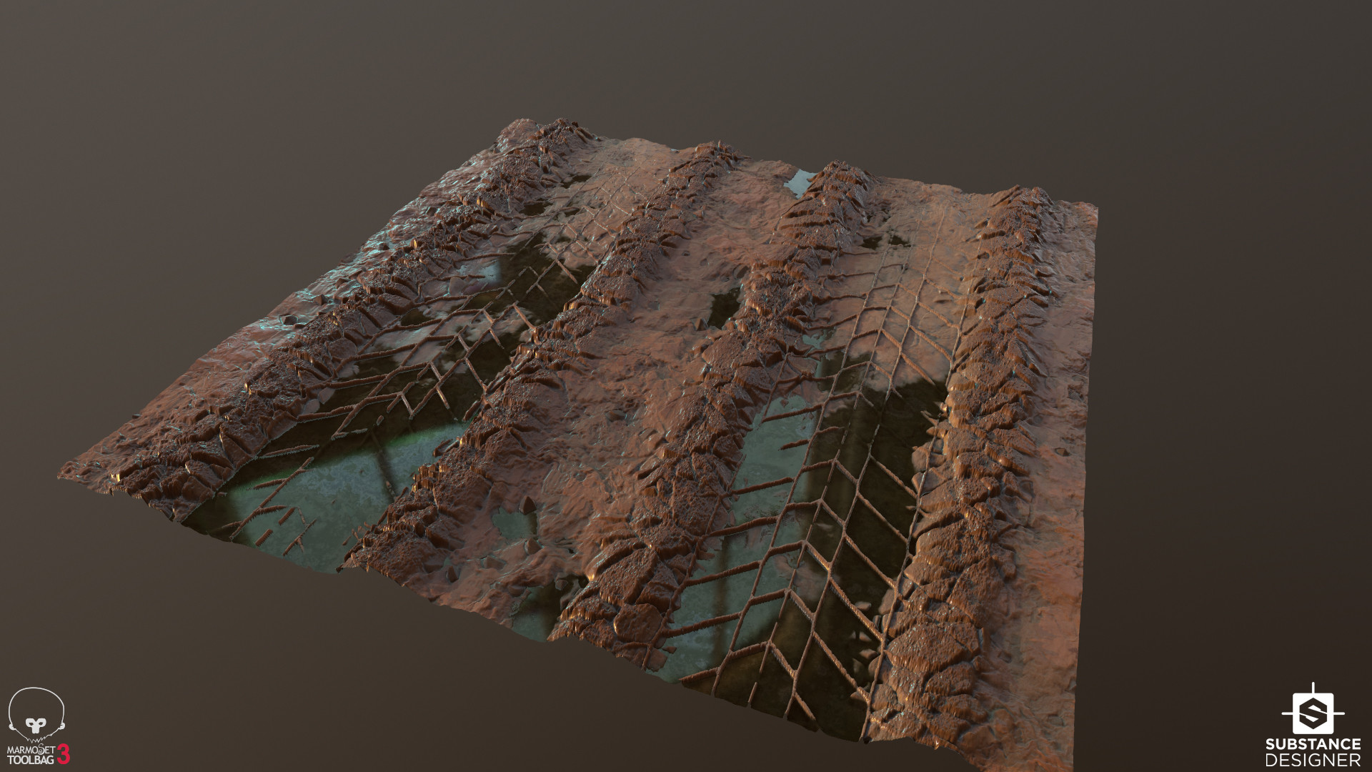 ArtStation - Mud_tile_01