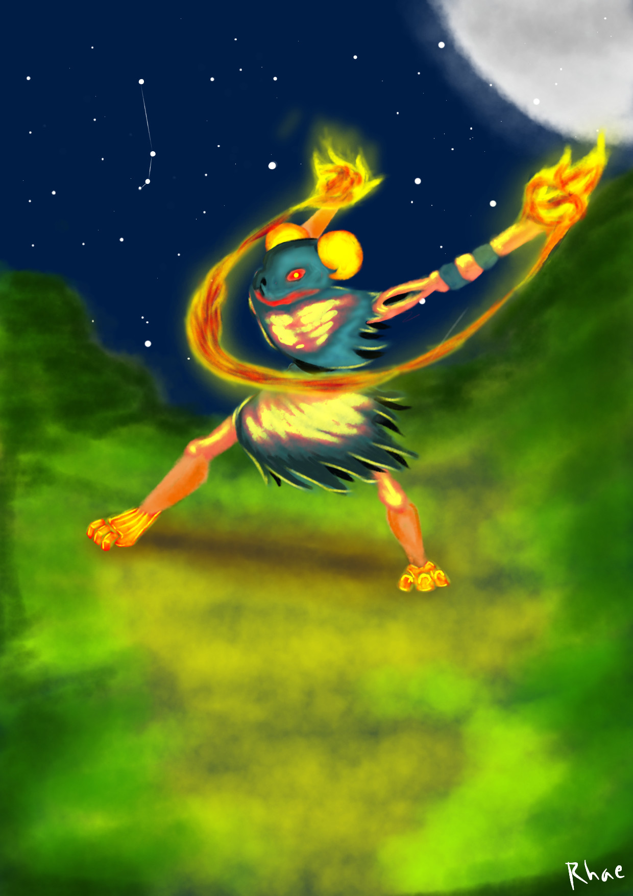 ArtStation - My Zodiac and its Element