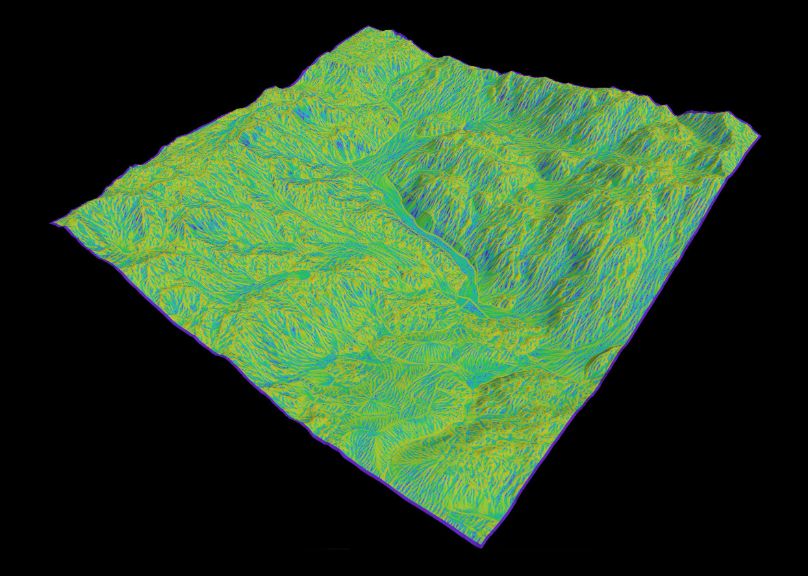 Clem Evans - Houdini Terrain Analysis