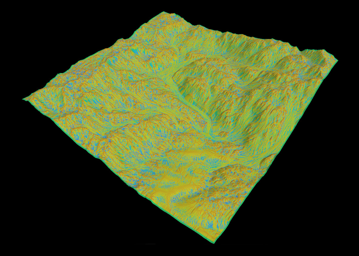 Clem Evans - Houdini Terrain Analysis