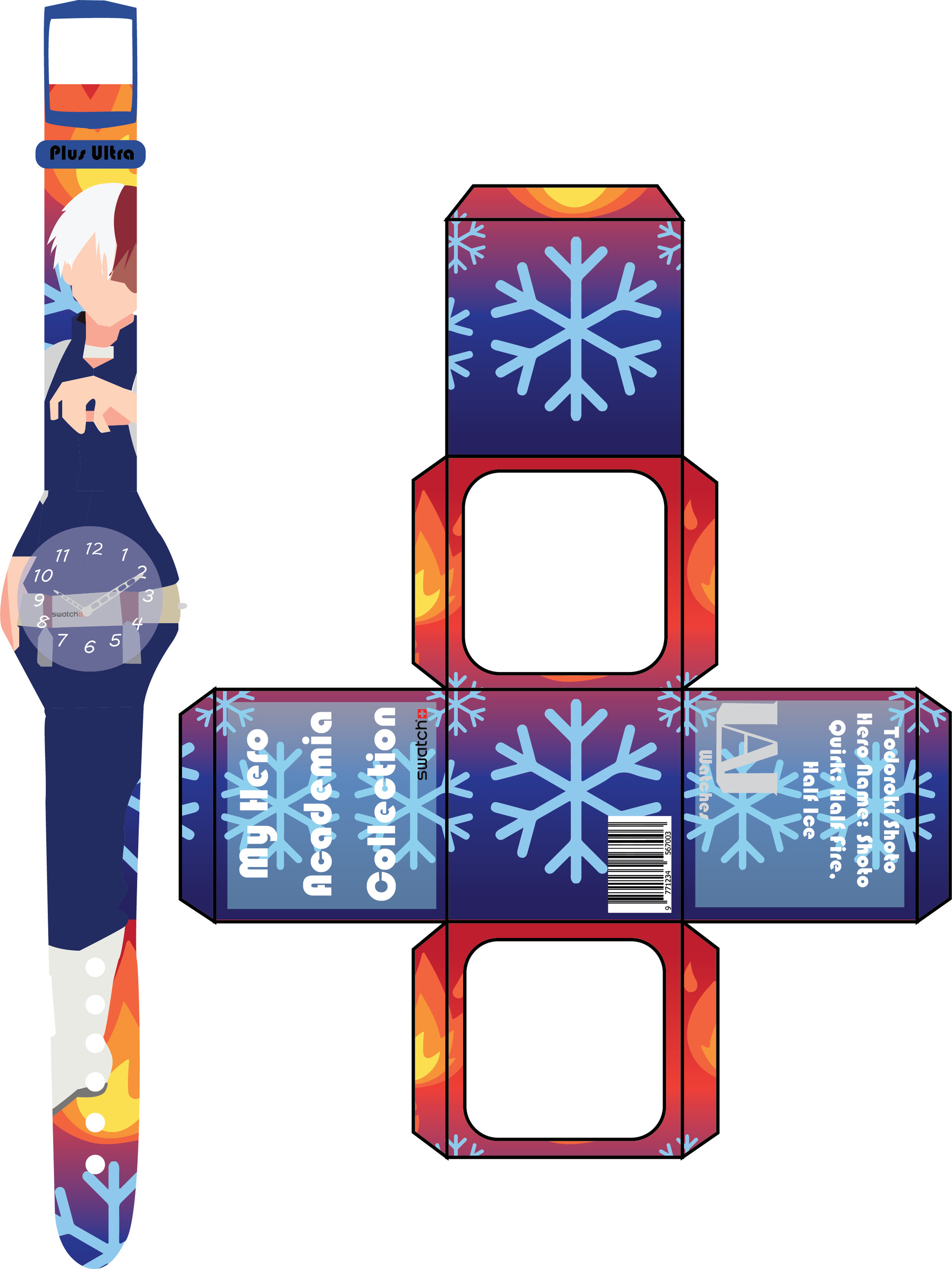 Vaniah Howell - My Hero Academia Fan Swatch Watch Designs