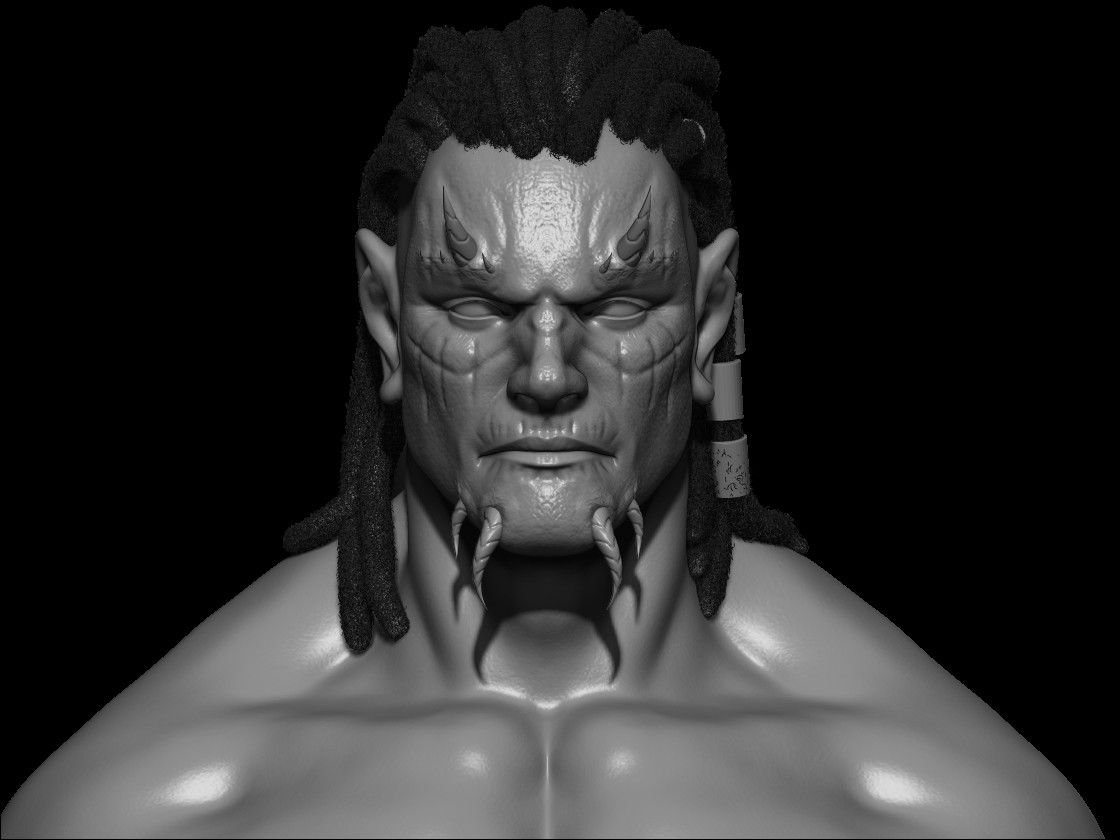ArtStation - Orc warrior wip